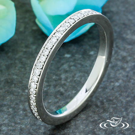 Diamond Bead Set Band