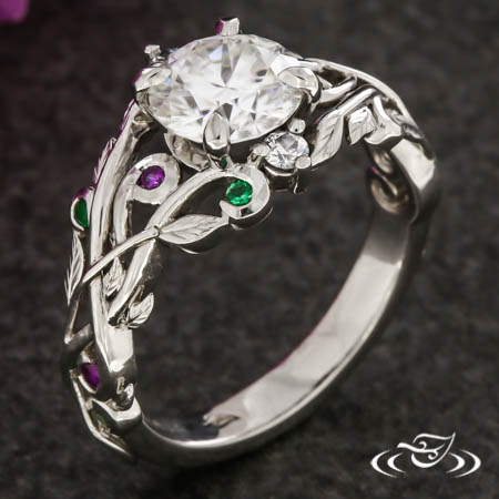 Floral Inspired Engagement Ring