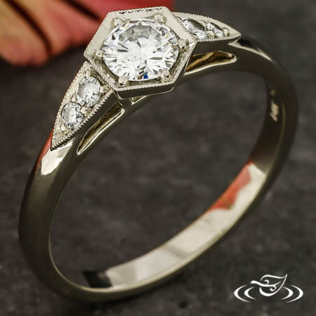 Customize engagement and wedding ring