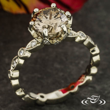 Customize engagement and wedding ring