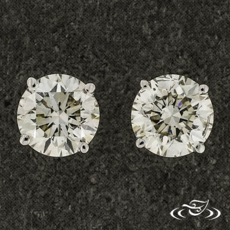 Lab Diamond Stud Earrings 2.00Ctw