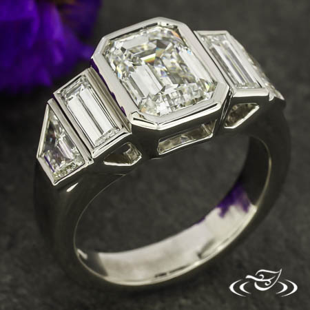 Customize engagement and wedding ring
