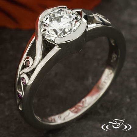 Customize engagement and wedding ring