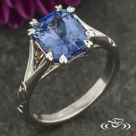 Custom Plat Engagement Ring