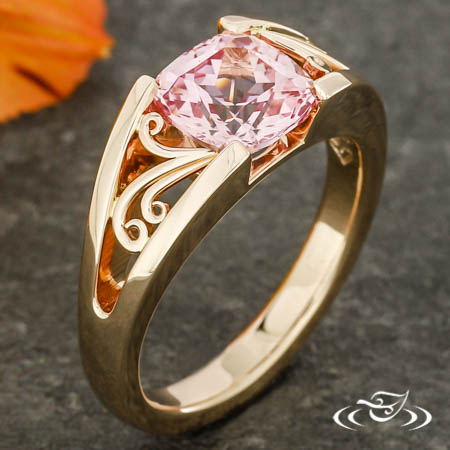 Rose Gold Filigree Ring