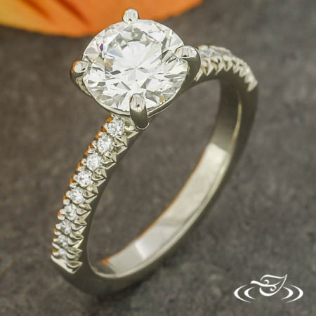 Classic French Set Round Solitaire