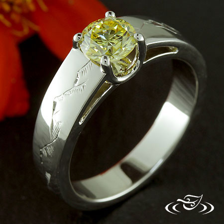 Mountain Engagement Ring